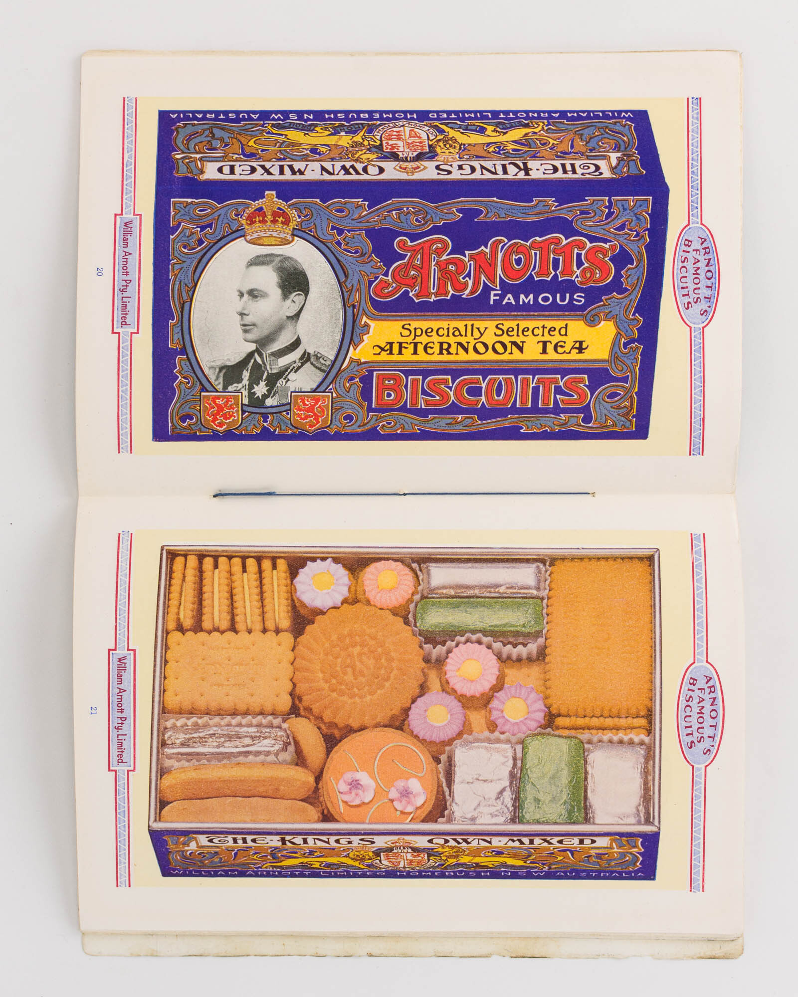 Arnott's Famous Biscuits cover title | Trade Catalogue | First Edition